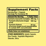 Spring Valley Whole Herb Turmeric Curcumin Capsules, 500 mg, 90 Ct ...