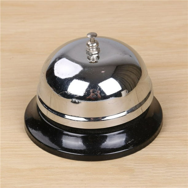 Sonceds 8.5x5.5cm Stainless Steel Bar Bell Desk Kitchen Hotel Counter ...