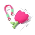 Agiufgs Tulip Coin Purse 6.1 X 4.3 in, Secure Clasp Closure with Cute ...
