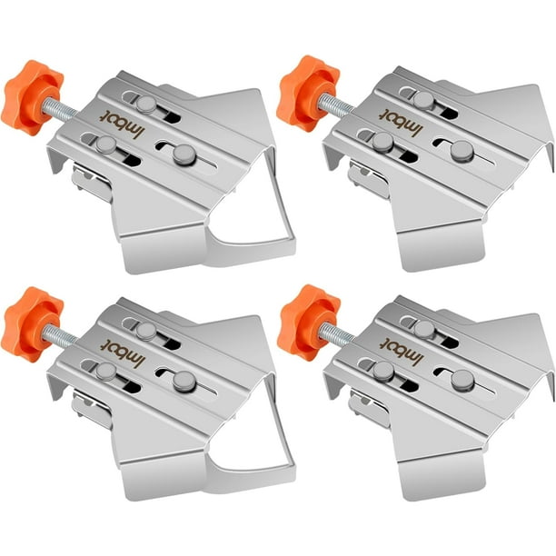 Wekity Multipurpose Stainless Steel 90 Degree Corner Clamp, Woodworking ...