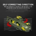 Mini RC Nuclear Submarine, 2.4GHz 6CH Remote Control Submarine with One ...