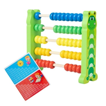 Melissa & Doug Add & Subtract Abacus - Educational Toy With 55 Colorful ...