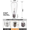 10-Pack ST40 Light Bulbs for Outdoor String Lights, Durable Glass & E17 ...