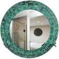 Algae Green Nautical Ship's Porthole Window Mirror Frame | Pirate's ...