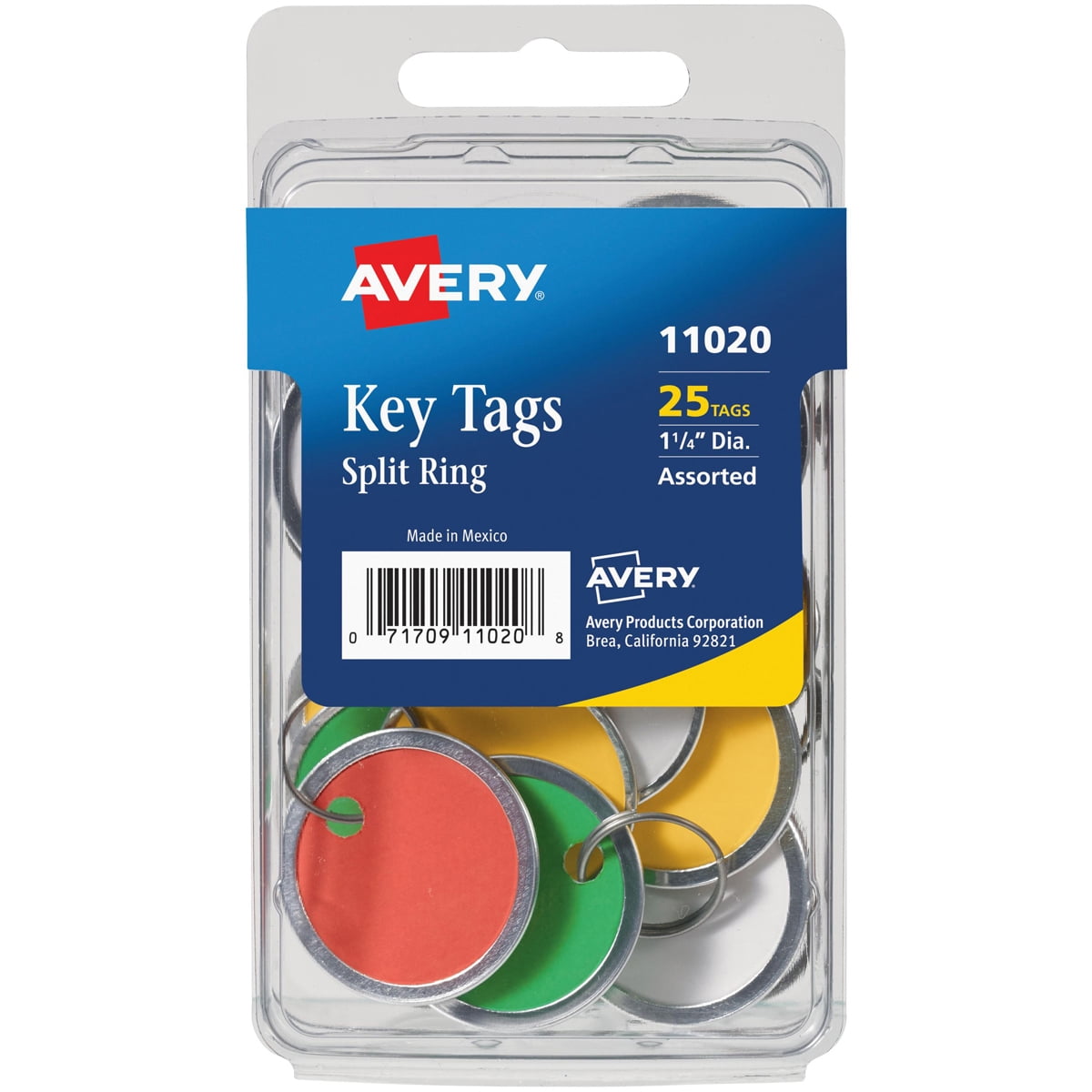 Click here for Avery Metal Rim & Ring Key Tags 25/Pkg-Assorted prices