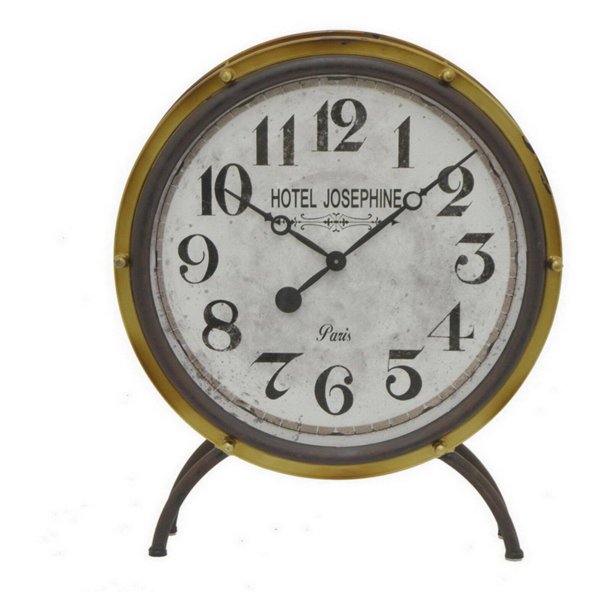 Three Hands Retro Table Clock - Walmart.com - Walmart.com