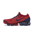 Nike Men's Air VaporMax Flyknit 3 Noble Red Blue Void Running Shoes ...