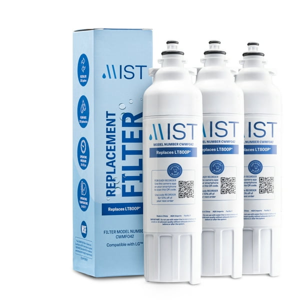 Mist Refrigerator Water Filter Replacement Compatible with LG ...