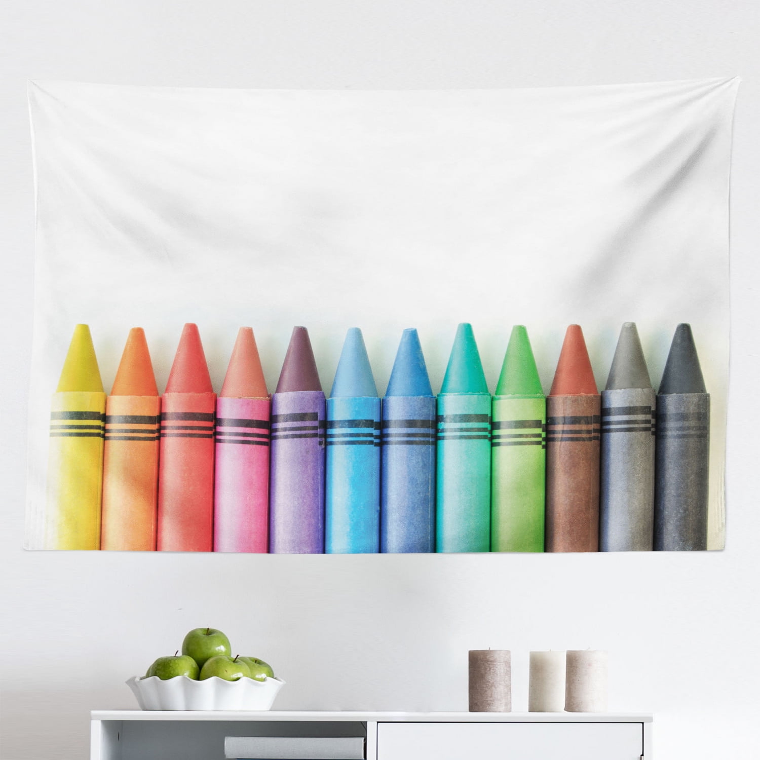 Spring Tapestry, Abstract Repeating Pattern of Flowers on Thin Branches ...