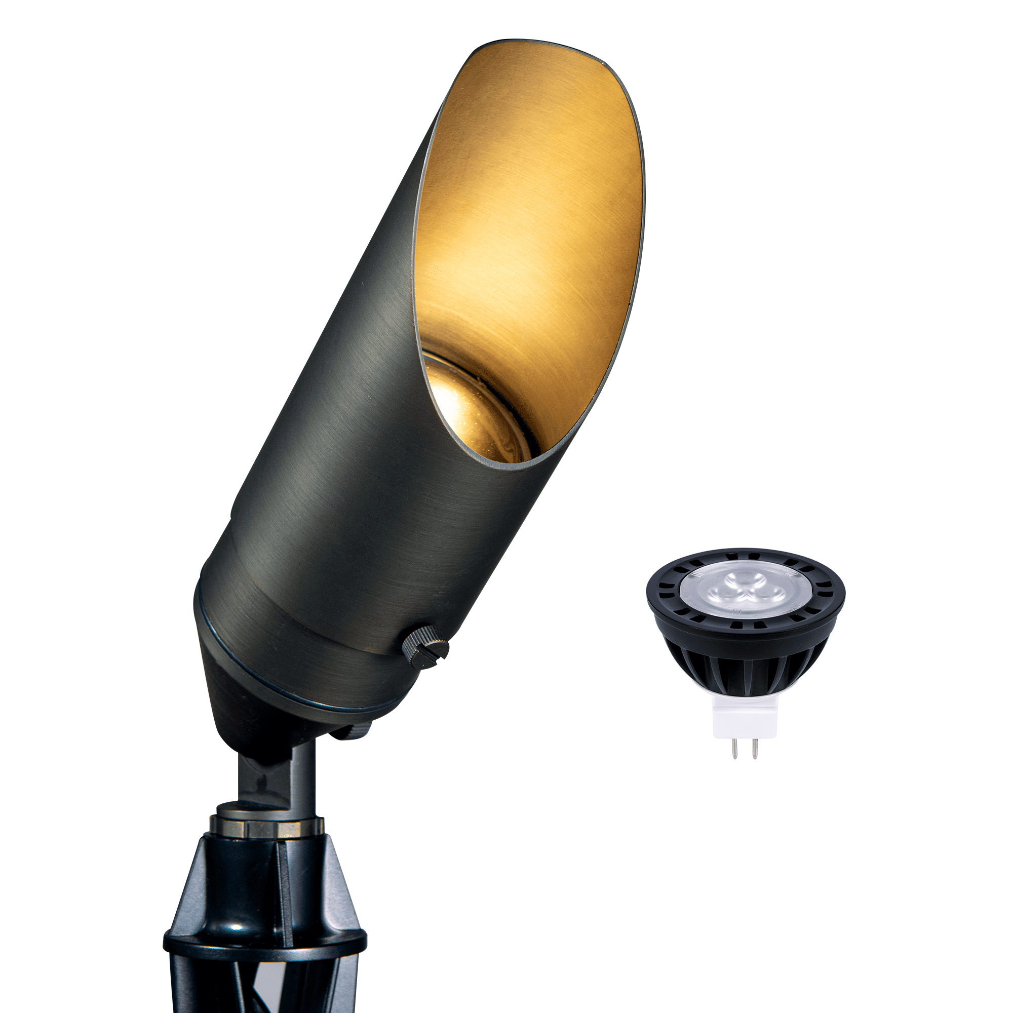 Gardenreet Solid Brass Landscape Spotlight,12V Low Voltage Uplight ...