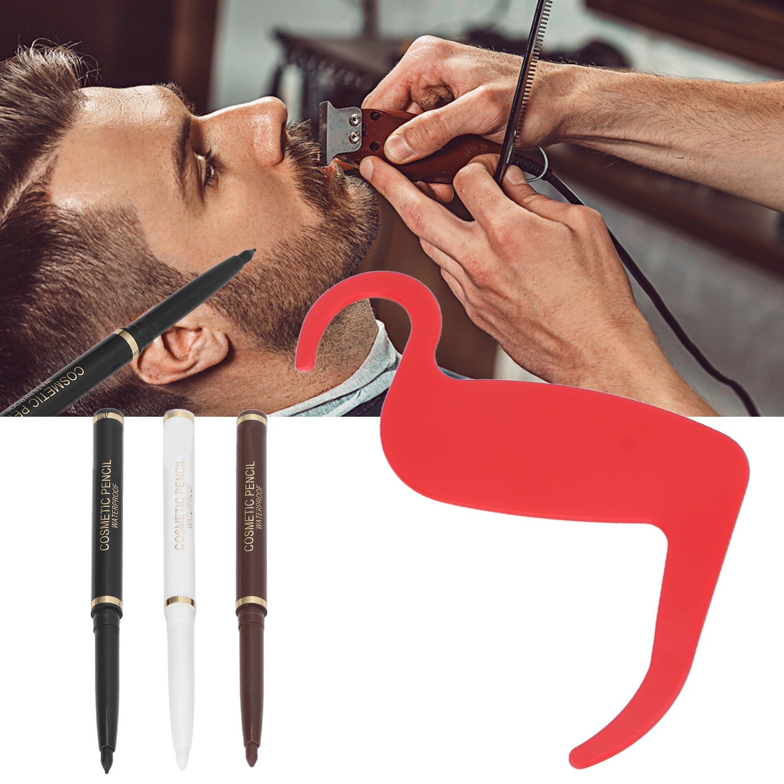 Herramienta Para Peinar La Barba, Kit Moldeador De Barba De Tres ...