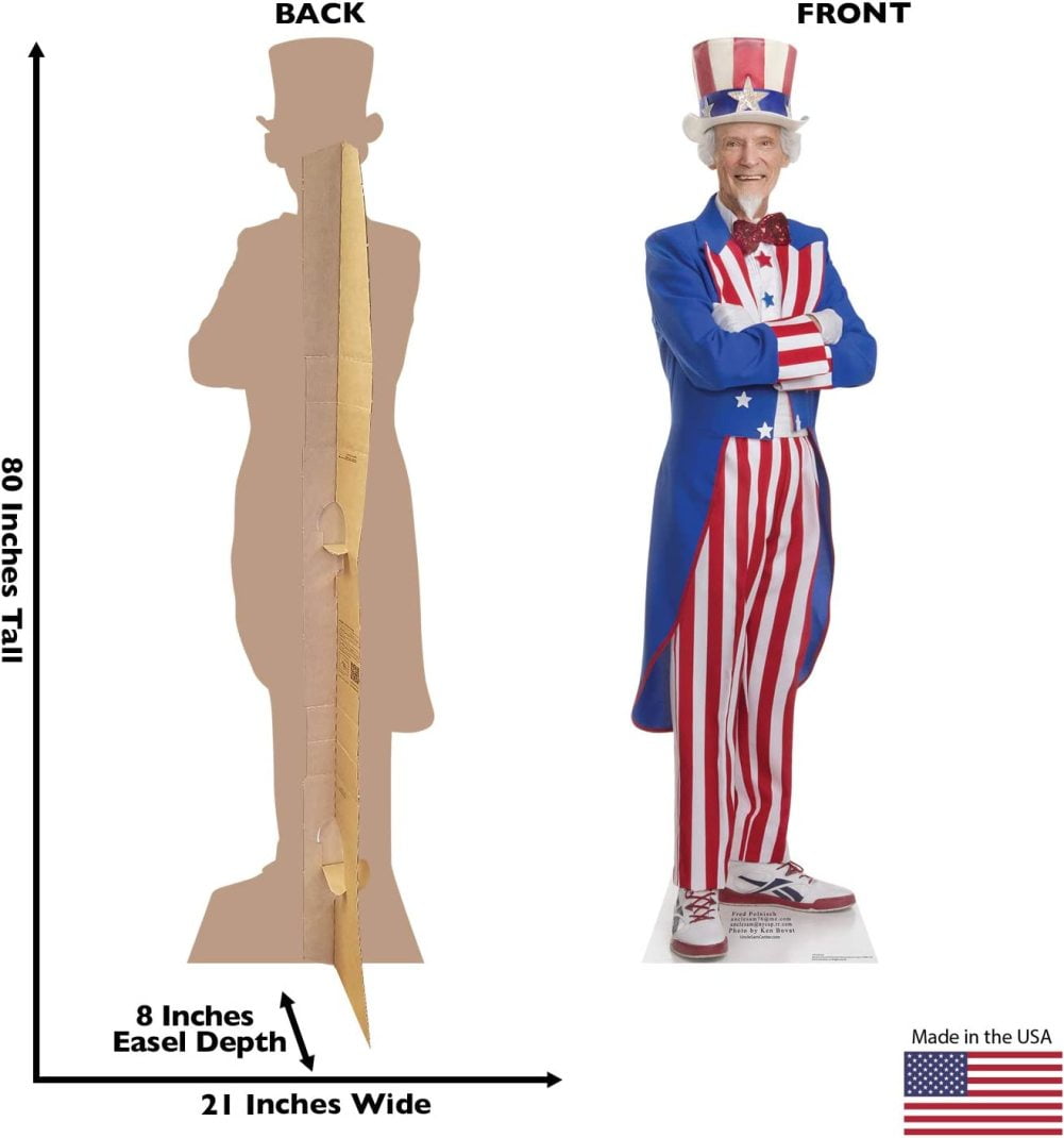 Buy Advanced Graphics Uncle Sam Life Size Cardboard Cutout Standup ...