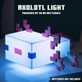 "Paladone Minecraft Axolotl Light, Pixelated Game Room Mood Lamp, 5 ...