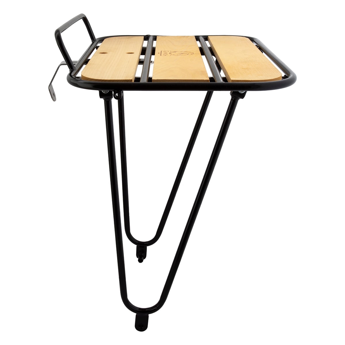 Minoura Gamoh KCL-4F King Carrier Front Porteur Rack Black Steel + Wood ...