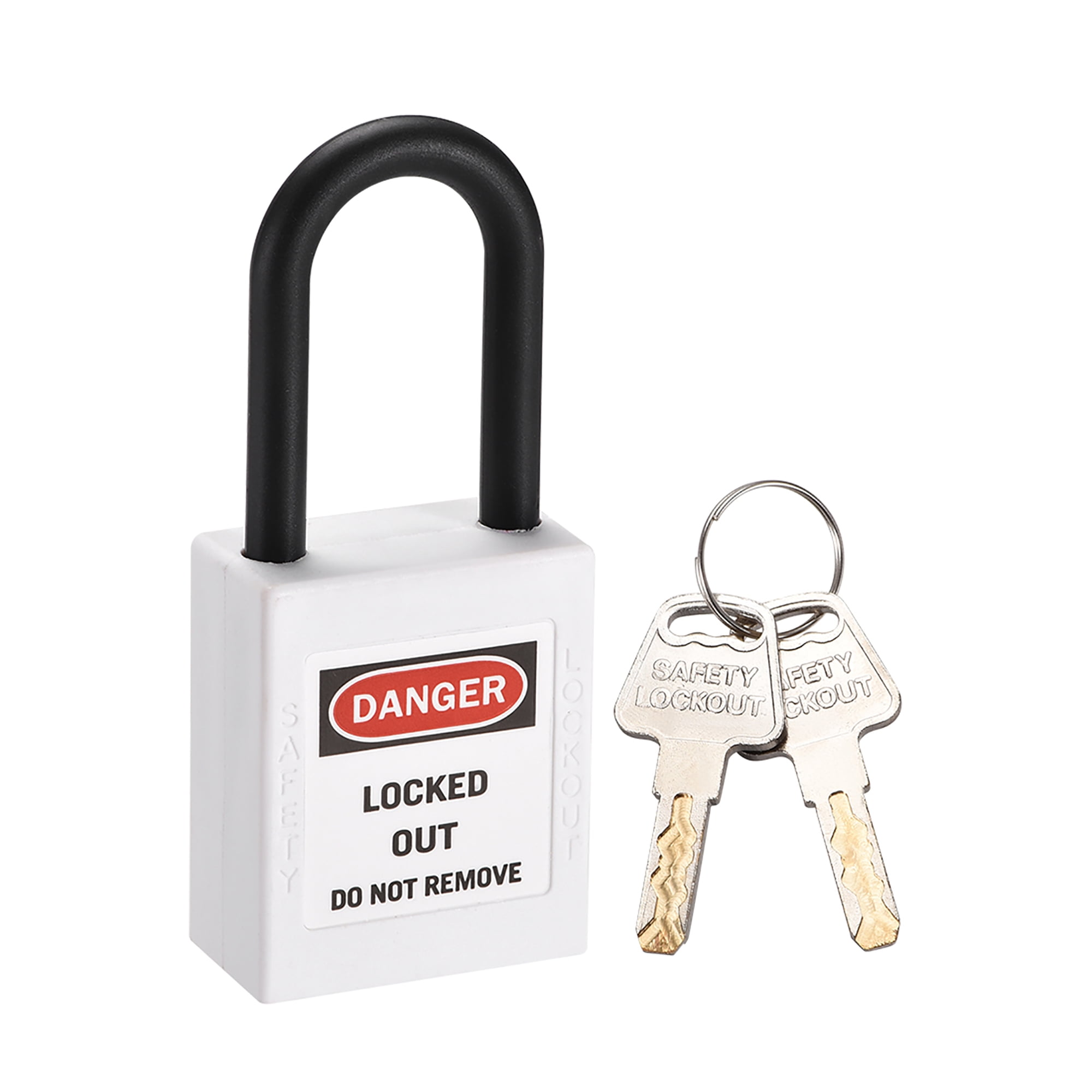 Lockout Tagout Locks, 1-1/2 Inch Shackle Key Different Safety Padlock ...