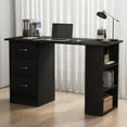 NAIYUFA Dressing table,Writing Desk Wood Computer Desks with 3 drawers ...