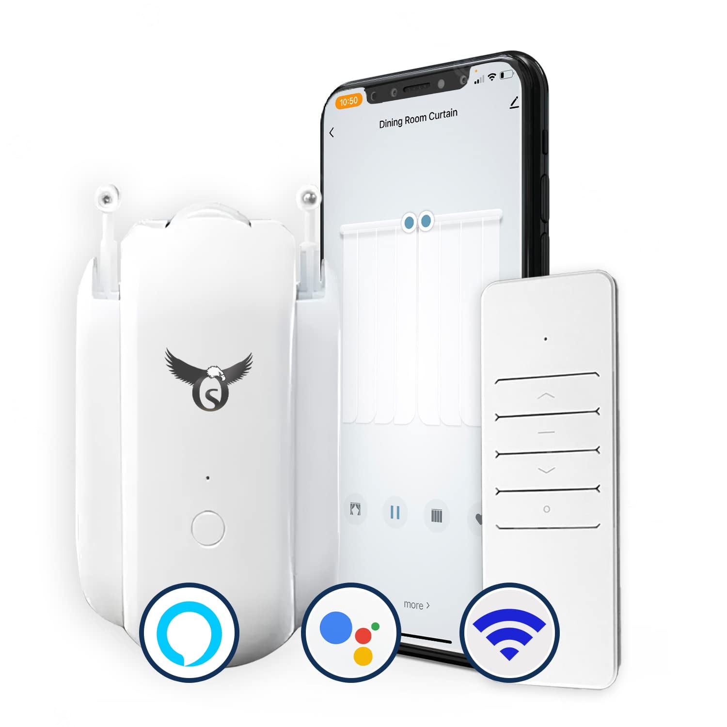 Osprey Electronics Smart Curtain, Remote Control Electric Automatic ...