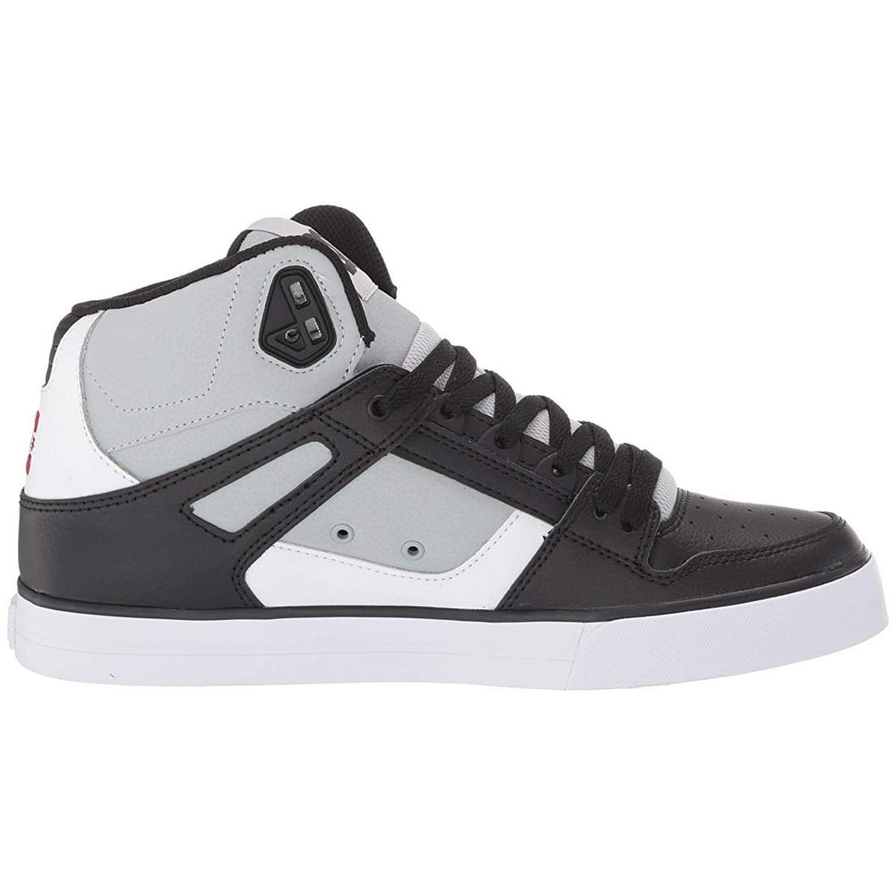 DC - DC Pure High-Top WC Grey/Black/Red - Walmart.com - Walmart.com
