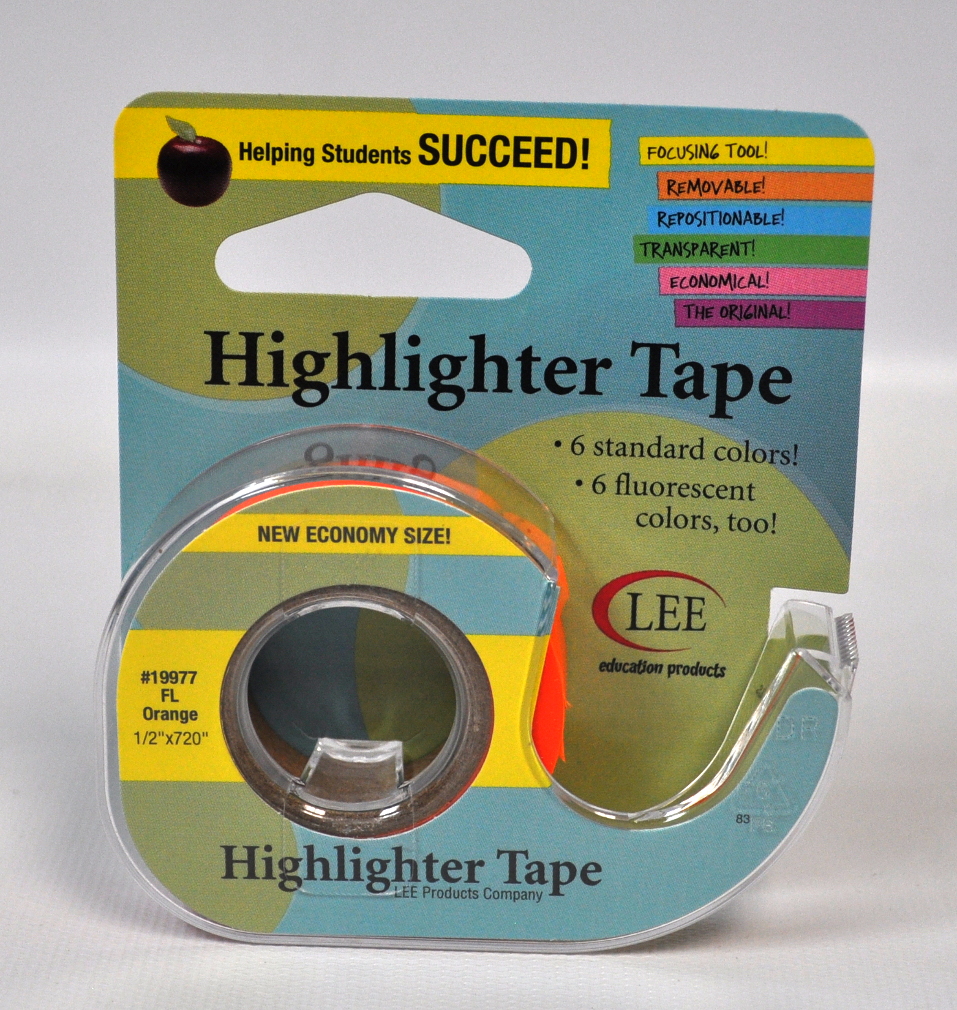 Removable Highlighter Tape Fluorescent Orange - Walmart.com