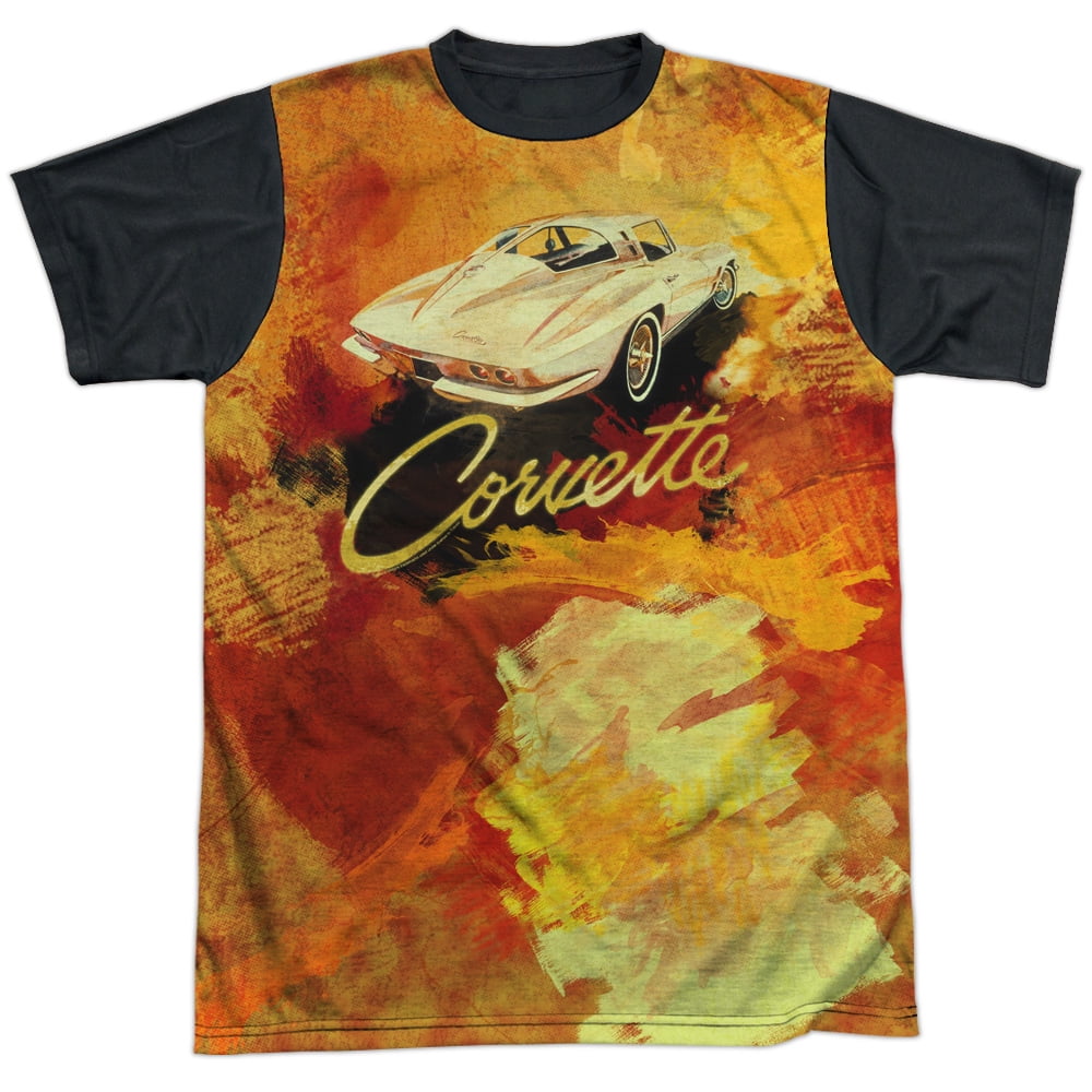 Chevy Men's Painted Sting Ray Sublimation T-shirt White - Walmart.com