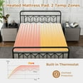 Costway, Heated Mattress Pad, 76" x 54" Full Size, Electric Bed Warmer ...
