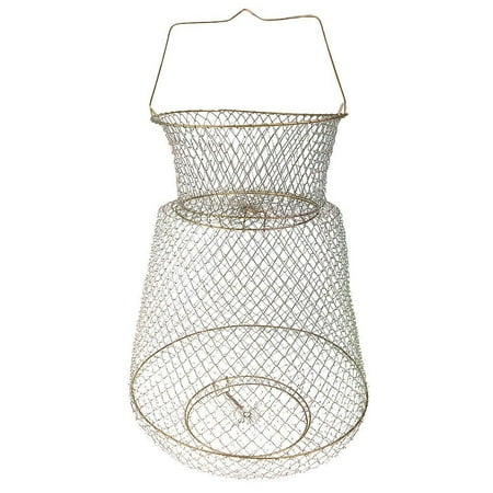 Folding Metal Steel Wire Fish Lobster Mesh Prawn Cage Net Fishing Pot ...