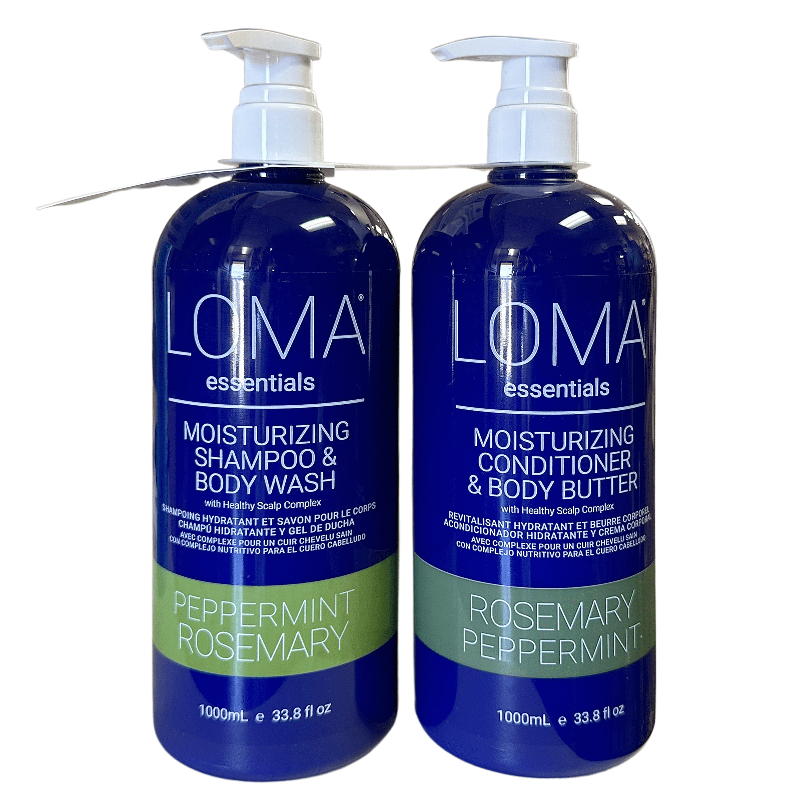 Loma Essentials Peppermint Rosemary Moisturizing Shampoo & Conditioner ...