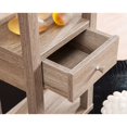 Lamp With Small Drawer and Shelves, Light Brown - Walmart.com