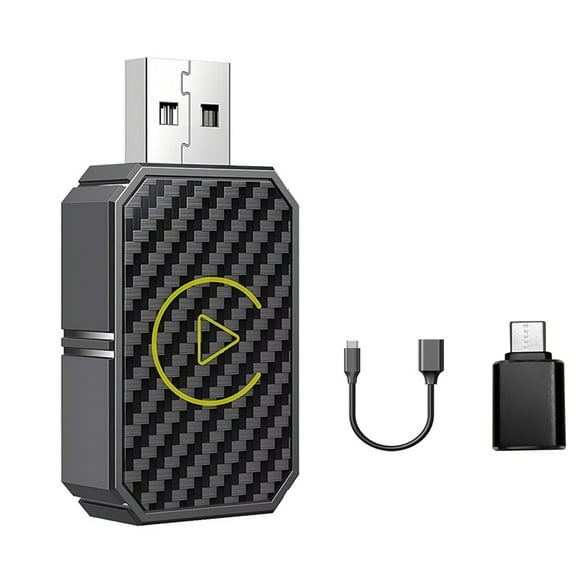 Wireless Carplay Adapater for iPhone, Android Auto Carplay Wired to ...