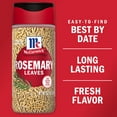 McCormick Whole Kosher Rosemary Leaves 0.62 oz Bottle, Dried Piney Herb ...
