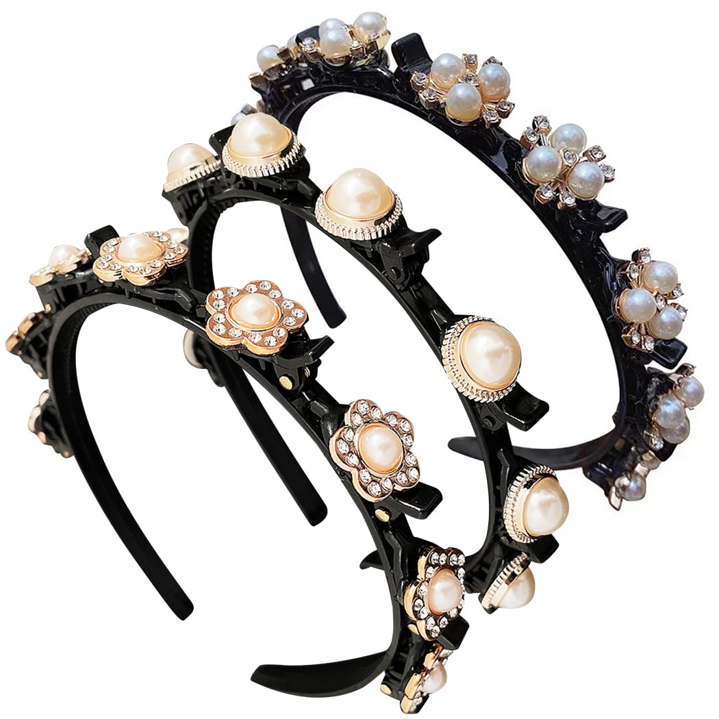 Click here for Nobrand Lady Headband Plastic Cute: 3pcs Flower Fa... prices