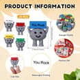 25 Pcs Mini Rubber You Rock Toys Positive Gifts You Rock Mini Miniature ...