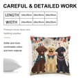 16"x16" Pillow Covers Fireworks Cute Cartoon Dogs Pillowcase Farm ...