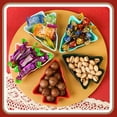 Christmas Tree Snack Platter 1PC, Holiday Serving Tray 10.83x10.83in ...