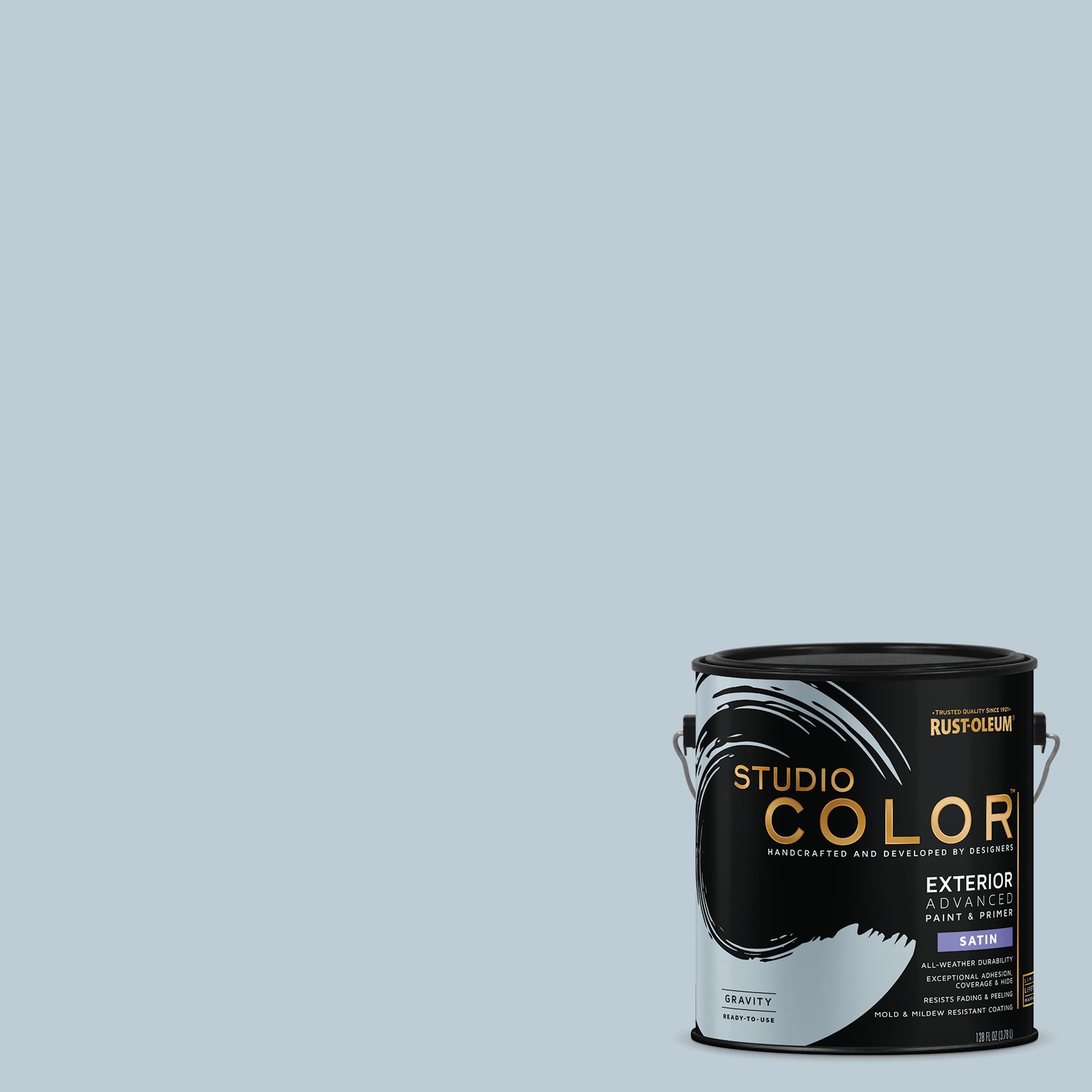 Gravity, Rust-Oleum Studio Color Exterior Paint + Primer, Satin Finish ...
