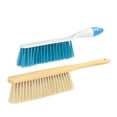 2-Pack Hand Broom Soft Bristle Bench Brush Dust Brush Whisk Broom Set ...