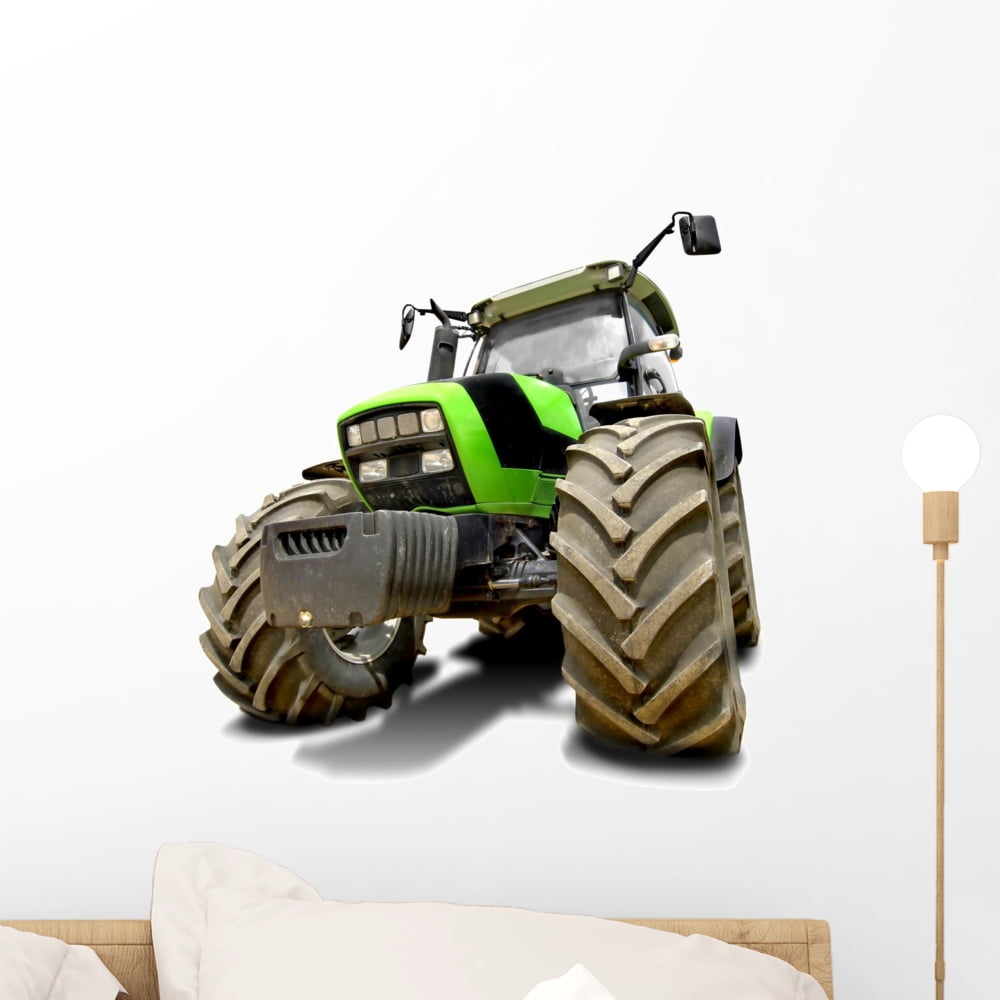 Tractor Wall Decal by Wallmonkeys Peel and Stick Graphic (18 in H x 18 ...