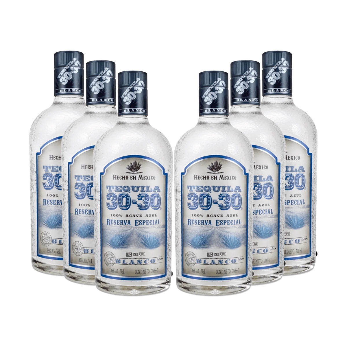 Pack x 6 Tequila 30-30 Reserva Especial Blanco 700 ML Tequila 30-30 | Walmart en línea