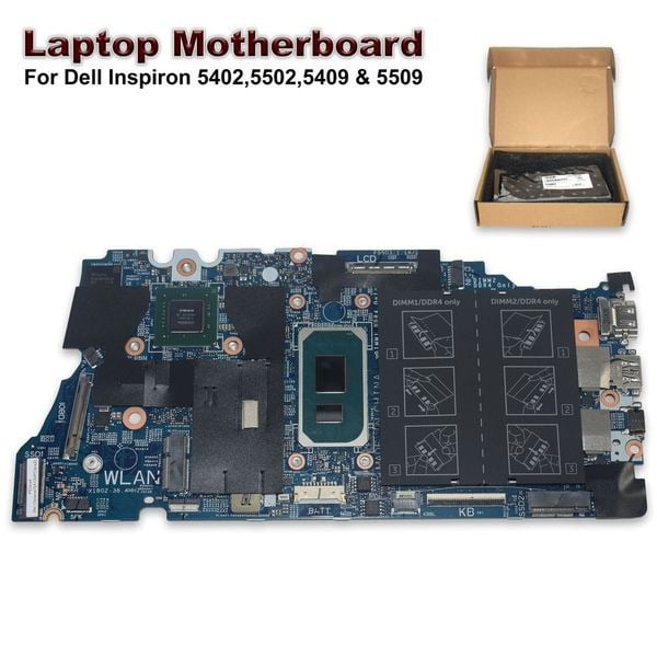 Open Box Dell Vostro 5502/5402 Motherboard, i7-1165G7, MX350, DDR4 ...