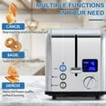 4 Slice Toaster, Ultra-Clear LED Display & Extra Wide Slots, Dual ...