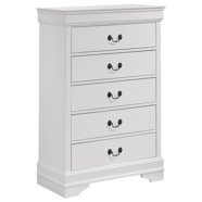 Coaster Felicity 6-drawer Wood Dresser with Mirror Glossy White ...