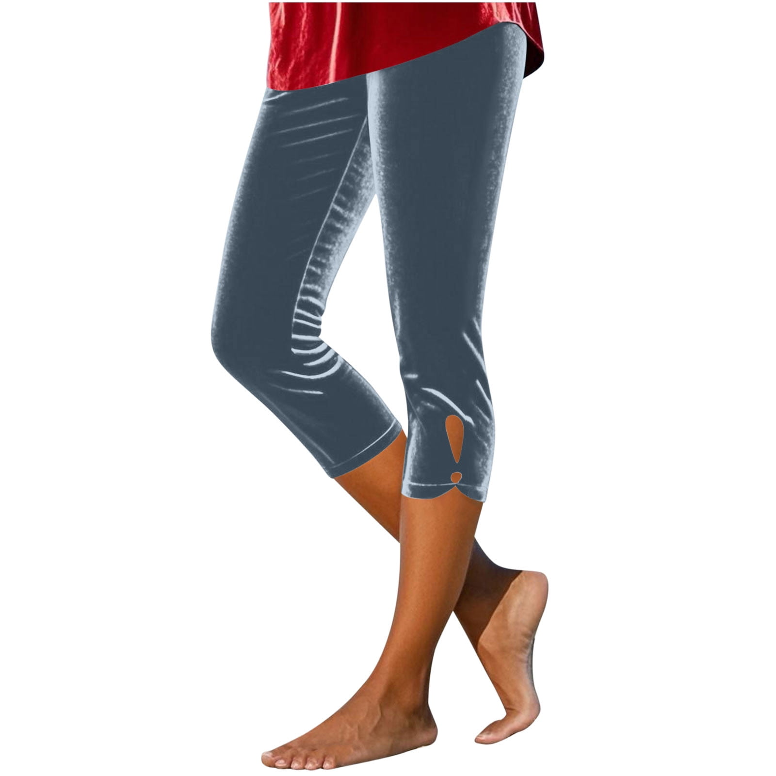 Click here for Lenpel Capri Leggings For Women Velvet Elastic Wai... prices