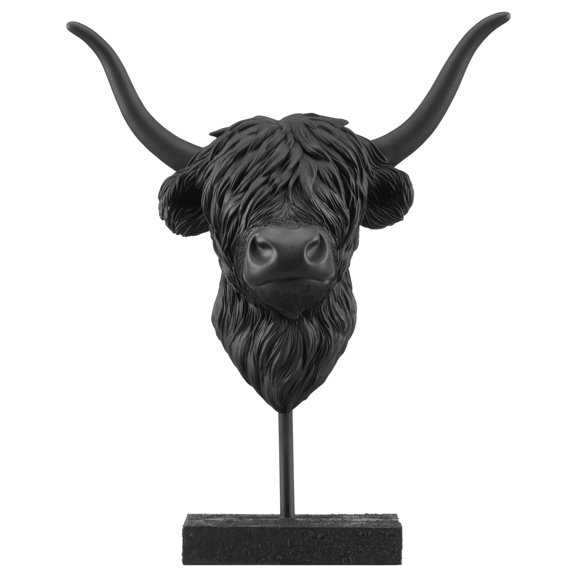 Click here for Bouclair Black Highland Cow Statue 11 X 13.5 In (2... prices
