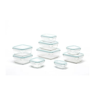 Glasslock 24pc Oven & Microwave Safe Glass Food Storage Set w/ Locking ...