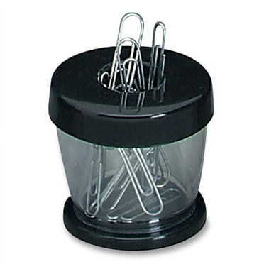 SP Richards Sparco Magnetic Paper Clip Dispenser, Smoke, Compact Design ...
