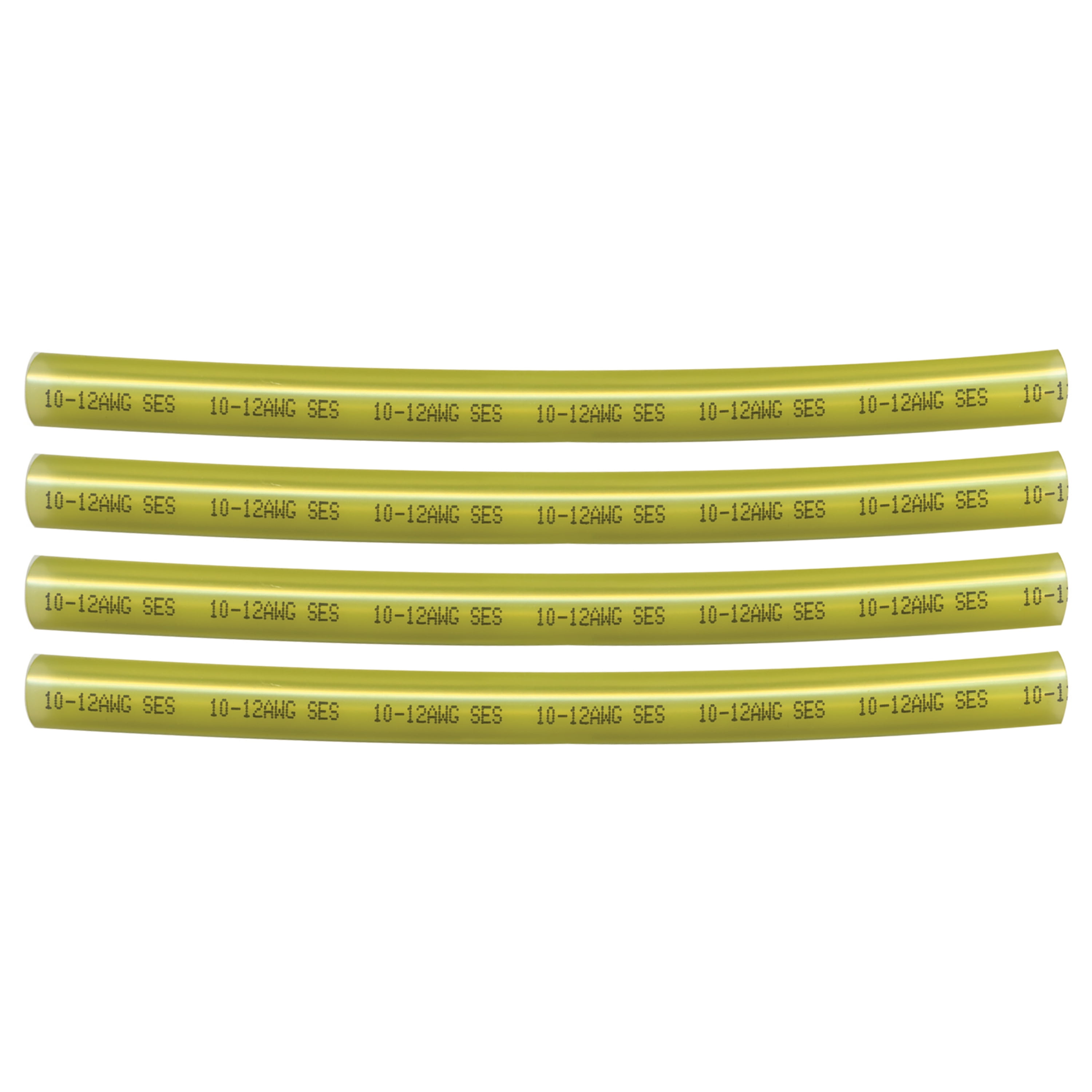 Tinted Semi-Rigid Adhesive-lined Heat Shrink Tubing 3:1 Yellow .360" ID ...