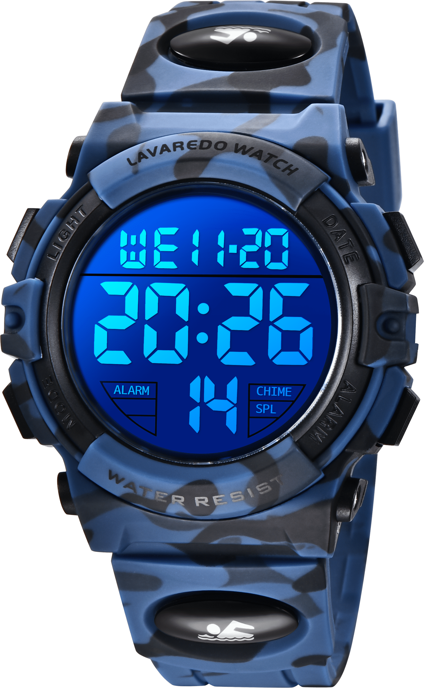 A ALPS Kids Watch, Boys Sports Digital Waterproof Led Watches with ...