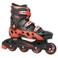 Linear Durango Black and Red Inline Skates Blades, Pain-Free True-Fit ...