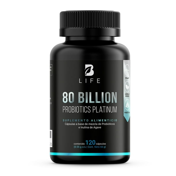 80 Billones D Probióticos 120 Cápsulas Con 11 Cepas B Life BLIFE ...