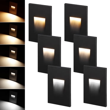 GKOplus 4 Pack 12V 3W Surface Mount Low Voltage LED Step Light with ...